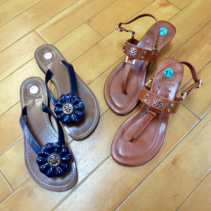 Tory Burch sandals that'll make your feet look expensive while your wallet breathes a sigh of grateful relief.
