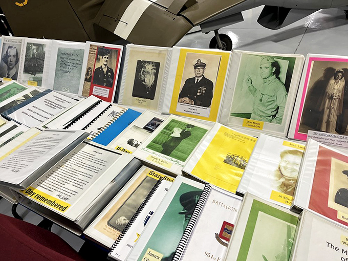 Scrapbooks that capture more emotion than any Hollywood war movie. Each page preserves memories that would otherwise fade like old photographs left in sunlight.