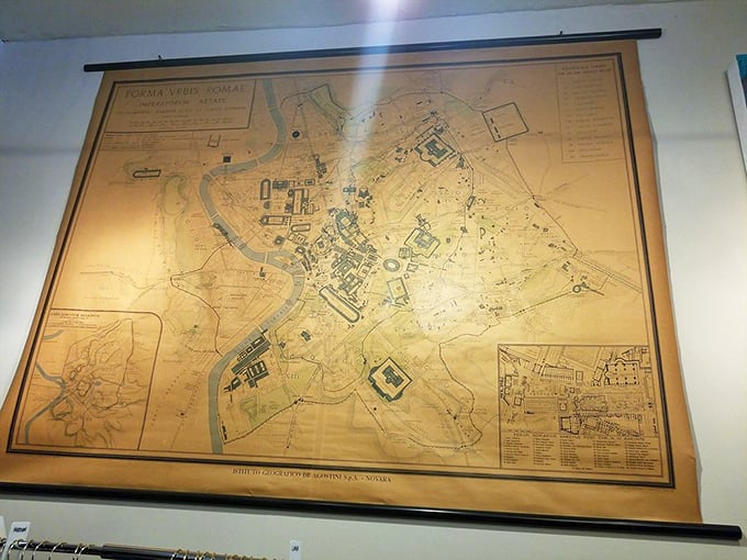 Maps weren't always available on phones&mdash;they were art pieces that doubled as navigation tools, like this stunning vintage wall chart.