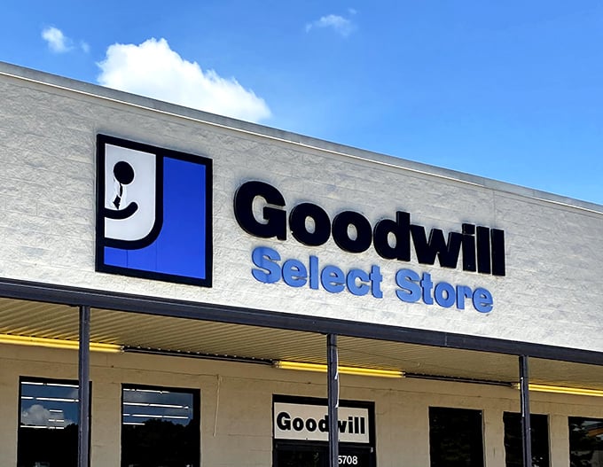 The overhead signs function like a treasure map &ndash; X marks the spot where your next great find is hiding.