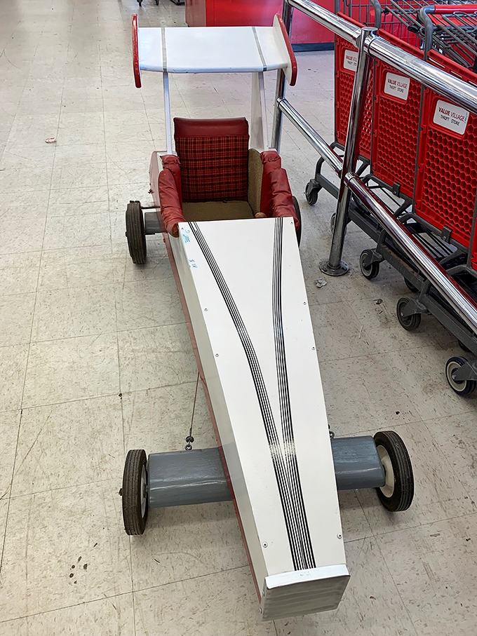 This vintage-style soapbox derby racer isn't just transportation&mdash;it's childhood dreams incarnate. Downhill champions start somewhere!