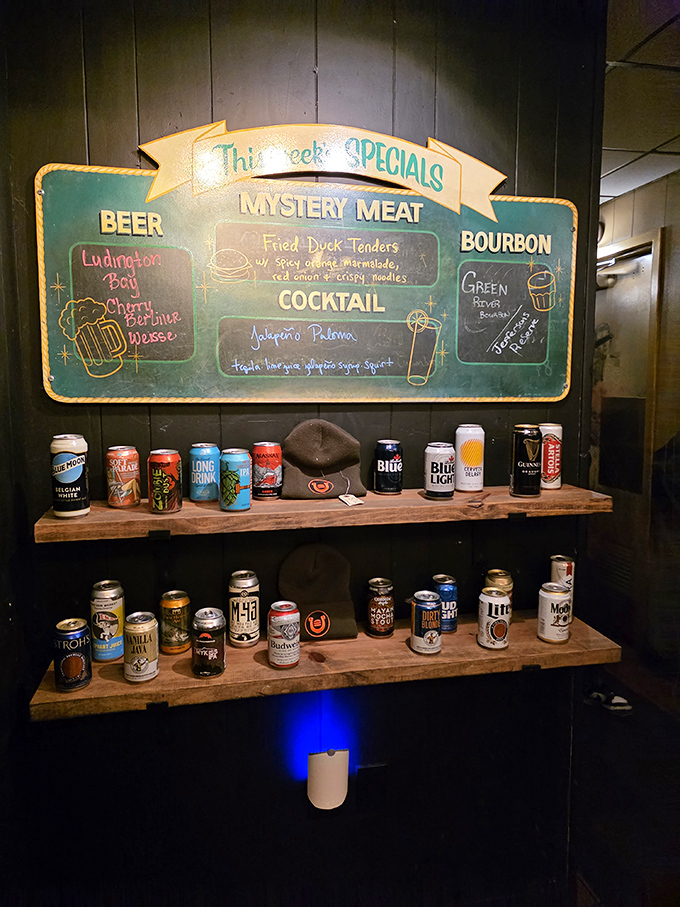 The mystery meat board&mdash;where culinary courage is rewarded! Today's adventure features duck tenders with orange marmalade, proving that taking chances pays off deliciously.