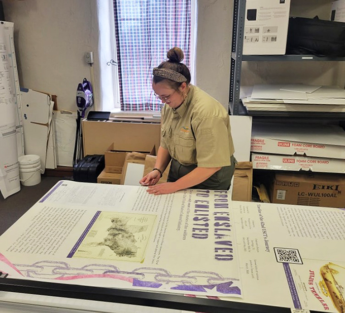 Behind every great park experience is a dedicated staff member creating educational displays. The unsung heroes of your "spontaneous" discoveries.