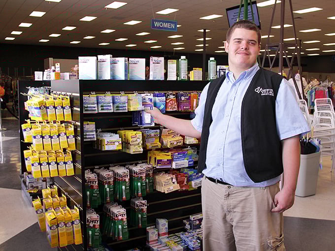 Staff members are the heart of Opportunity Village – turning your donations into opportunities and greeting treasure-seekers with genuine smiles.