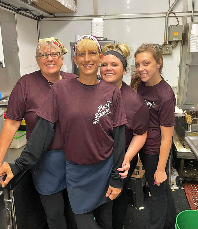 The friendly staff who make this place run smoothly, turning orders into smiles one breakfast at a time.