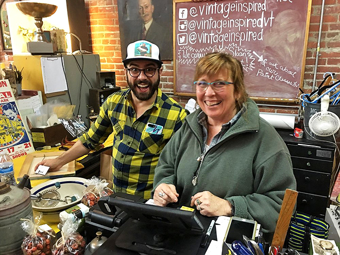 The friendly faces behind the treasures. These vintage experts can tell you the difference between Bakelite and plastic faster than you can say "mid-century."