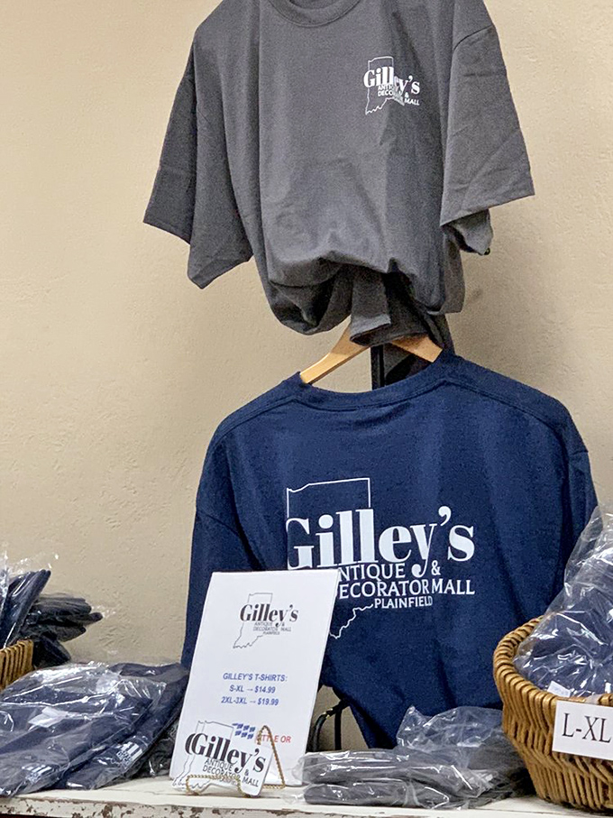 Wear your antiquing passion proudly! Gilley's merchandise lets you take home the experience when you've run out of shelf space.