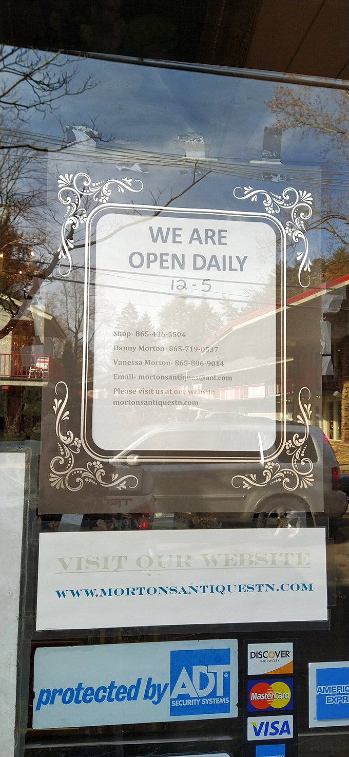 The sign says "Open Daily," but what it really means is "Adventures Available Here." Your treasure map begins at the door.