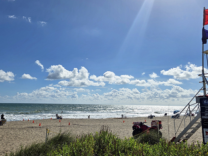 Stuart Beach delivers that postcard-perfect Florida shoreline without the crowds, proving paradise doesn't require fighting for your square of sand.