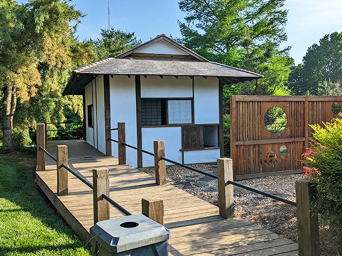 This authentic tea house wasn't built by Home Depot weekend warriors&mdash;it was crafted in Japan, disassembled, and rebuilt piece by piece in Missouri.