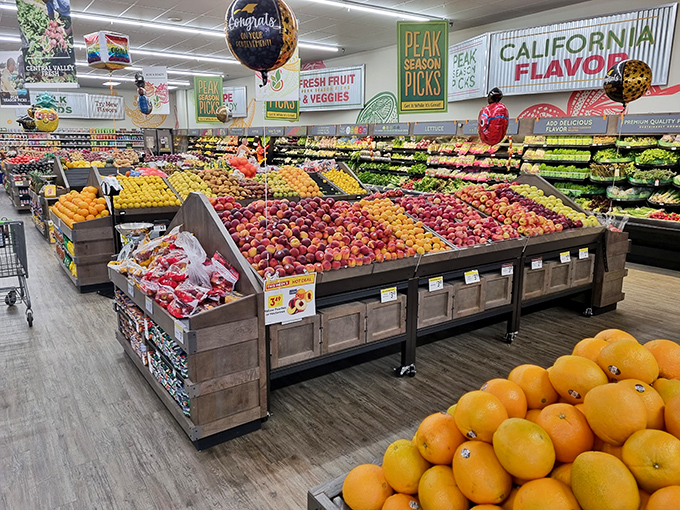Fresh produce at Tehachapi's markets reflects the bounty of local farms, where four distinct seasons create flavor that can't be rushed.