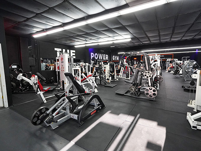 The Power Gym provides fitness without the fancy frills or membership fees that make coastal California health clubs feel like luxury items.