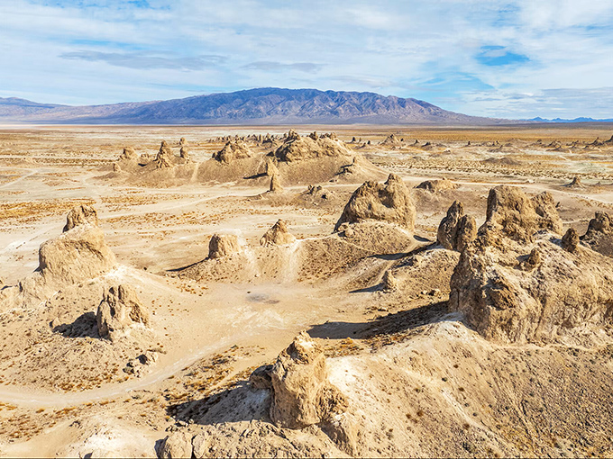 The otherworldly Trona Pinnacles have starred in sci-fi films, offering Mars-like landscapes without the 140-million-mile commute or space suit requirement.
