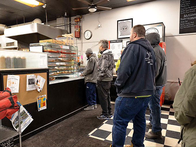 The line at this counter tells you everything&mdash;Oneonta residents know waiting for greatness is always worth it.