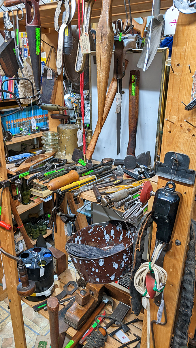 This collection of vintage tools tells stories of skilled hands and honest work from an era before planned obsolescence.