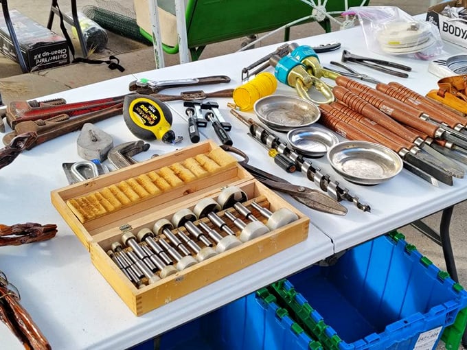 Craftsman tools with decades of know-how built in. That patina isn't wear&mdash;it's experience transferred from one generation of tinkerers to the next.