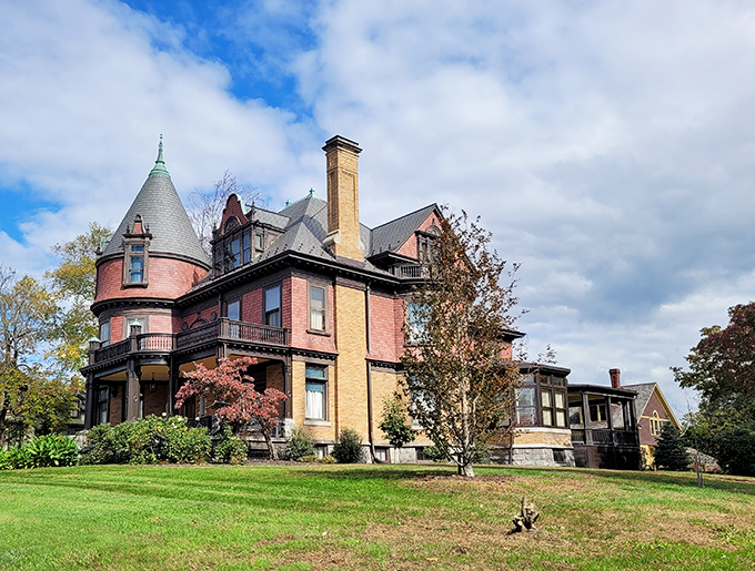 This Victorian mansion whispers tales from another era, when craftsmanship mattered and turrets weren't just for fairy tales.