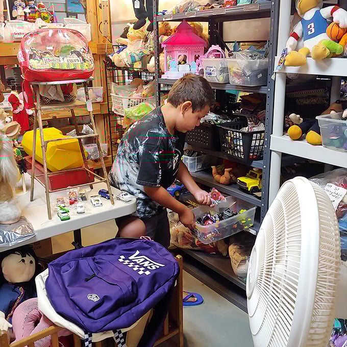 A young treasure hunter discovers vintage toys. Today's lesson: sometimes the best gaming experience doesn't require batteries, Wi-Fi, or software updates.