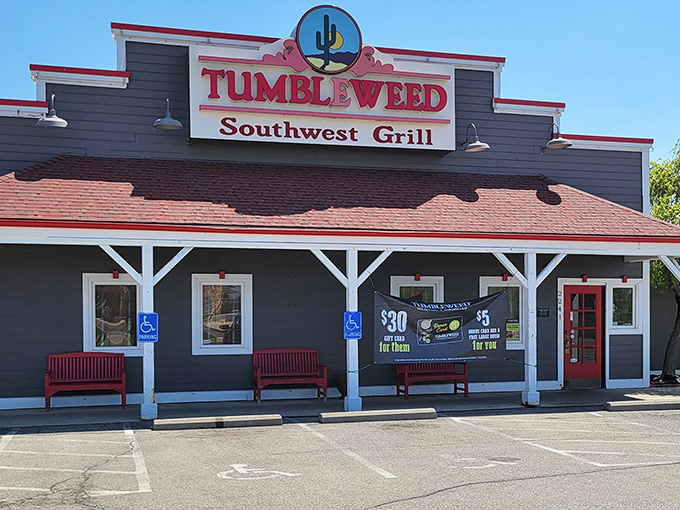 Southwest-themed dining arrives in Ohio, complete with covered porch seating for people-watching between bites of tex-mex favorites.