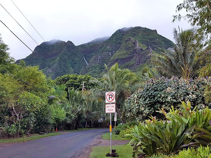 The road to paradise comes with a no-parking sign. Some treasures require a little extra effort to reach.