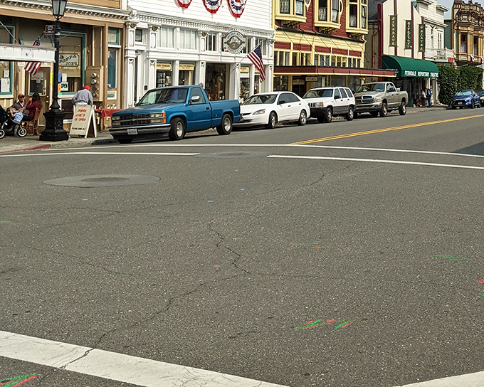 Main Street's businesses line up like old friends, each with its own character but collectively creating Ferndale's irresistible small-town symphony.