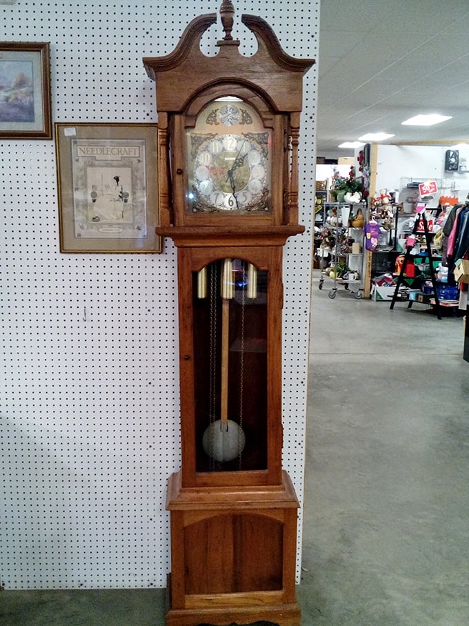 This grandfather clock doesn't just tell time&mdash;it tells stories. Imagine the homes it's watched over, the generations it's ticked through.