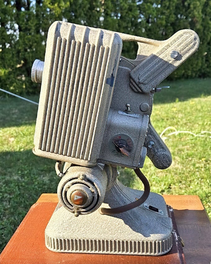 This vintage projector is a beautiful reminder of the technology that started it all decades ago.