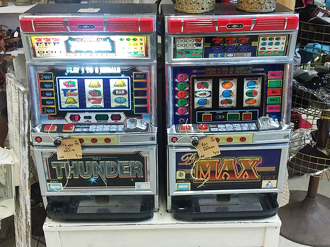 Vintage slot machines that bring Vegas nostalgia without emptying your wallet. The house always wins, but these are just for show.