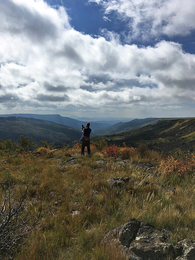 Sometimes you need to stand on a mountain to put life's problems into perspective. They tend to look smaller from up here.