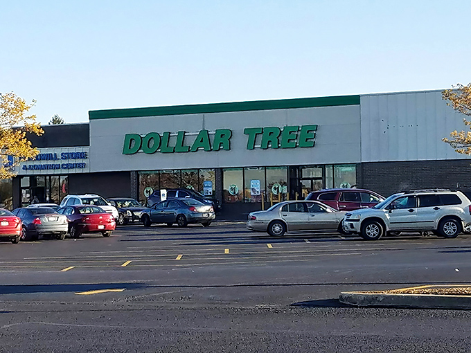 Classic muscle cars parked outside tell you everything about the vibe before you even walk through the door.