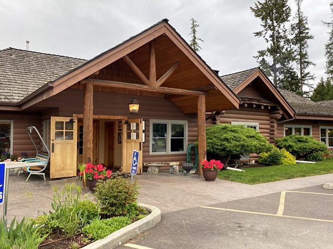 Rustic-chic log cabin architecture houses some of Whitefish's finest dining, where wilderness views complement whatever's on your plate.