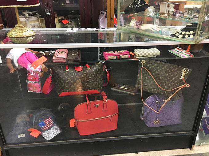 Designer bags behind glass&mdash;the fashion equivalent of museum pieces. Yesterday's splurges become today's vintage finds for the savvy shopper.