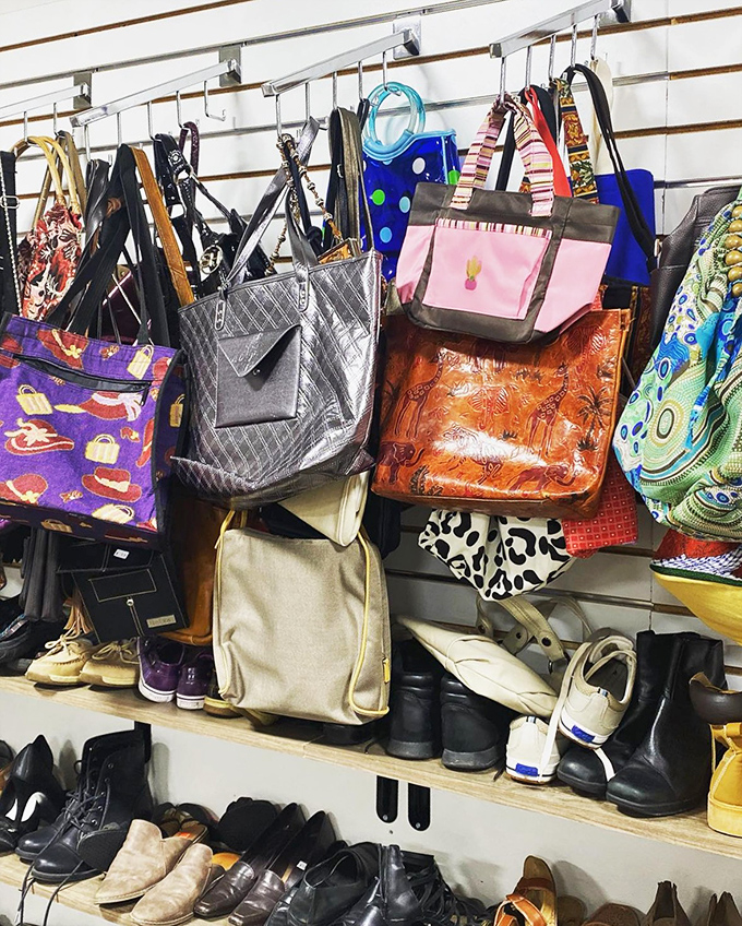 Handbag heaven meets footwear fantasy&mdash;where that perfect leather tote might cost less than your morning coffee run. Accessory jackpot!