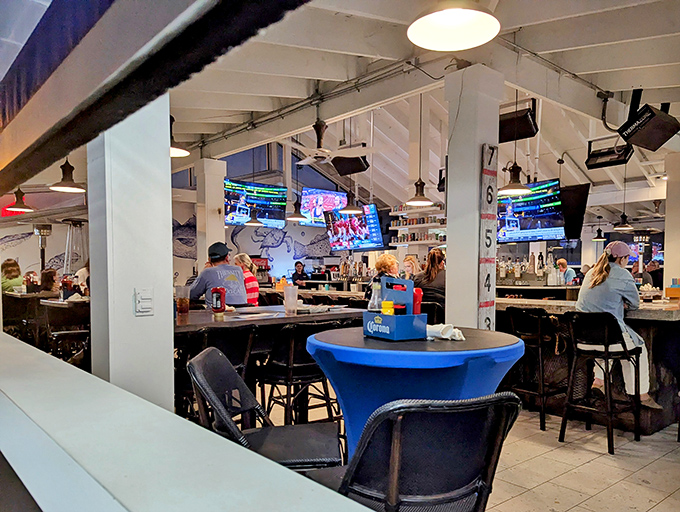 The bar area buzzes with the energy of people who know they're about to eat something special &ndash; anticipation is the secret ingredient you can't cook with.