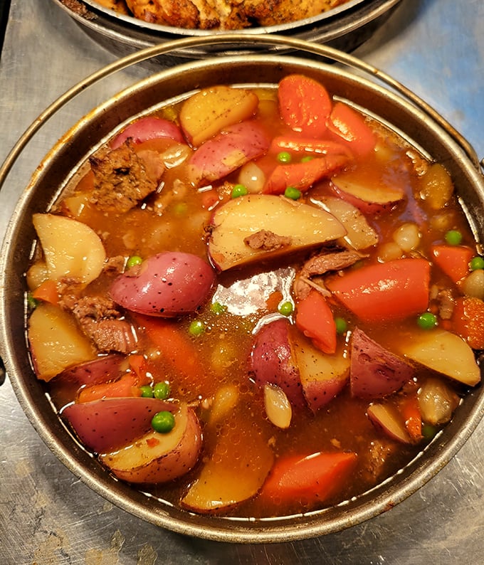 This hearty beef stew, swimming with Idaho potatoes and garden vegetables, is the kind of dish that makes winter bearable and memories lasting.
