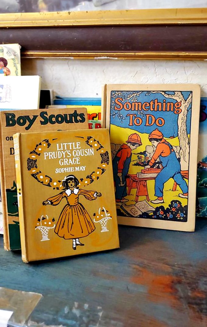 Children's books with illustrations that Instagram filters can't replicate—when Boy Scouts and Little Prudy's adventures were the original binge-worthy content.