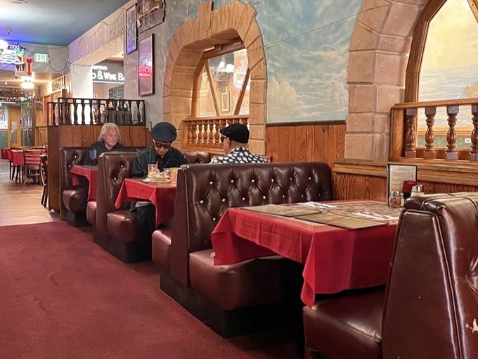 Leather booths that have cradled countless conversations, celebrations, and first dates over plates of pasta.