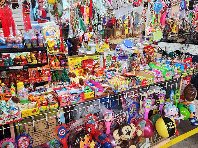 A sugar paradise that would make Willy Wonka jealous, where childhood favorites mingle with treats you haven't seen since Reagan was president.