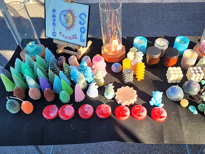 Handcrafted candles in every shape and hue imaginable. Light up your life with these waxy wonders that double as conversation starters.