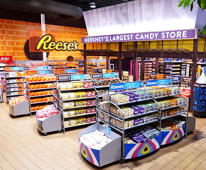Hershey's largest candy store is what dreams are made of&mdash;aisles of chocolate possibilities arranged with the precision of a sweet symphony.