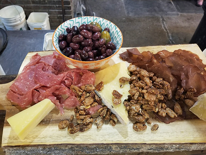 This isn't just a charcuterie board&mdash;it's a United Nations summit where Italian meats, cheeses, and olives gather to negotiate world peace one bite at a time.