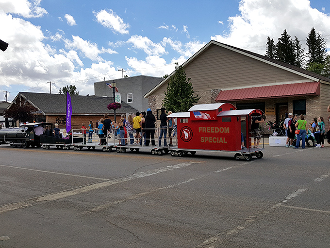 All aboard the Freedom Special! Community celebrations in Shelby aren't just events; they're living demonstrations of small-town America at its finest.