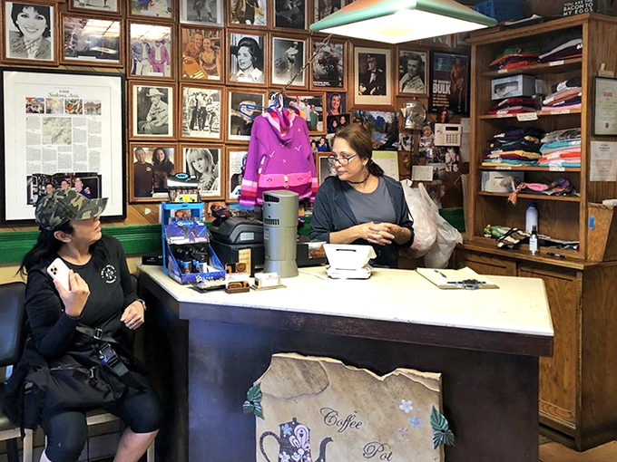 The gift shop counter &ndash; where you can take home a souvenir to remember your breakfast epiphany, because memories this good deserve merchandise.