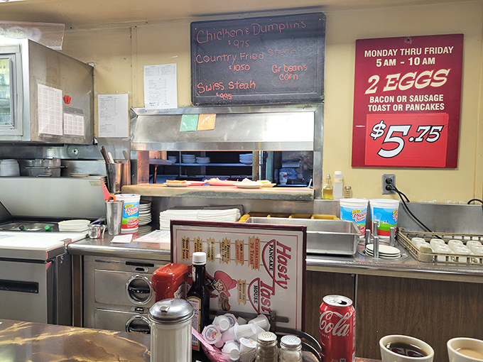 The kitchen pass &ndash; where breakfast dreams come true and the daily specials remind you that diners still know how to cook real food.