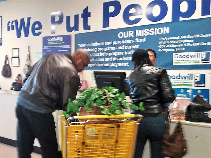 The mission behind the bargains: Goodwill's commitment to job training and employment services makes every purchase meaningful.