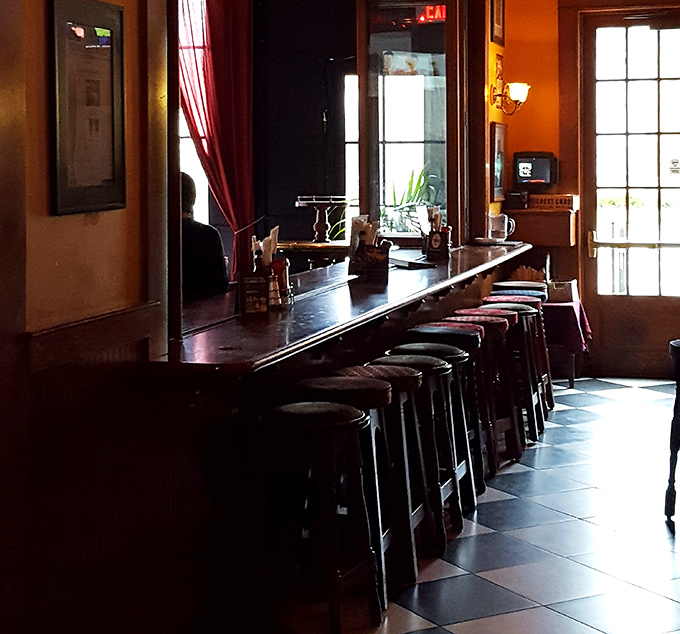 The bar counter&mdash;where solo diners become regulars and bartenders become therapists with much better refreshments than any office could offer.