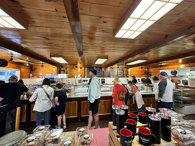 The lunch rush at Plasko's&mdash;where strangers become friends united by the universal language of "Oh my god, you have to try this."
