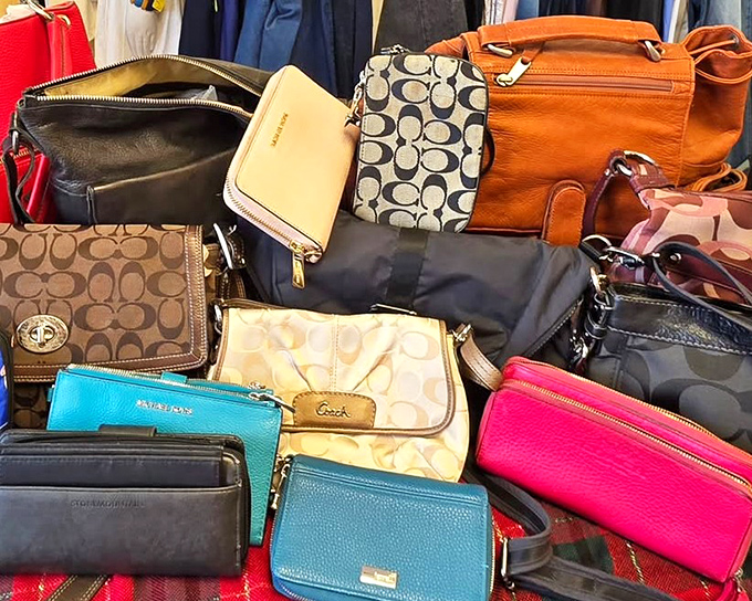 Handbag heaven or purse purgatory? This collection of Coach, Michael Kors and leather beauties creates decision paralysis for even the most decisive shoppers.