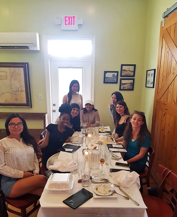 A gathering of happy diners &ndash; proof that Strawberry Cafe has mastered the art of turning strangers into friends over good food.