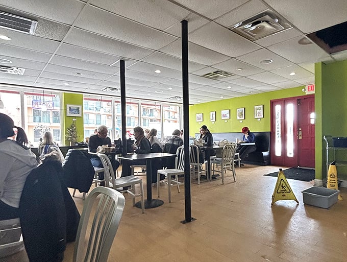 A full house is the best review any bakery could ask for. Regulars and first-timers united by the universal language of pastry.